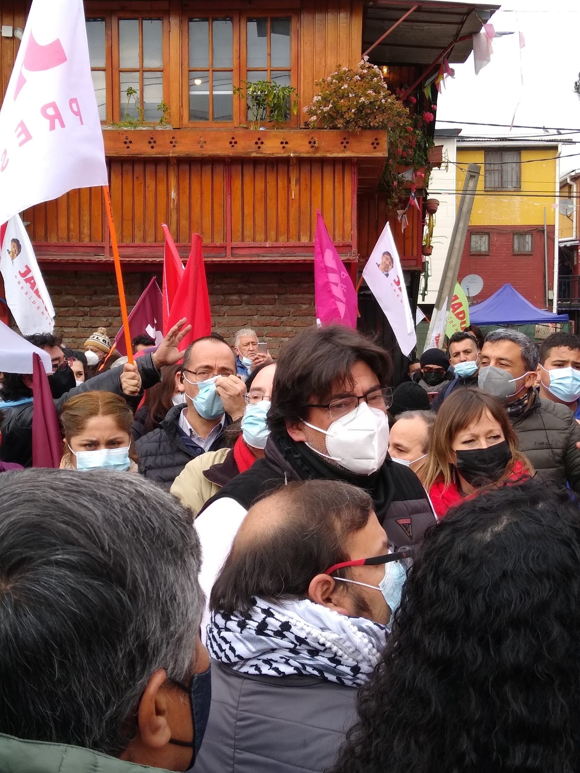 Daniel Jadue visita Población Maule